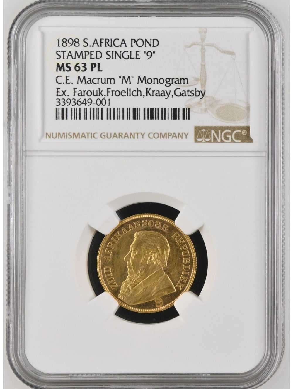 Historic 1899 Single 9 Pond coin returns home after record-breaking auction