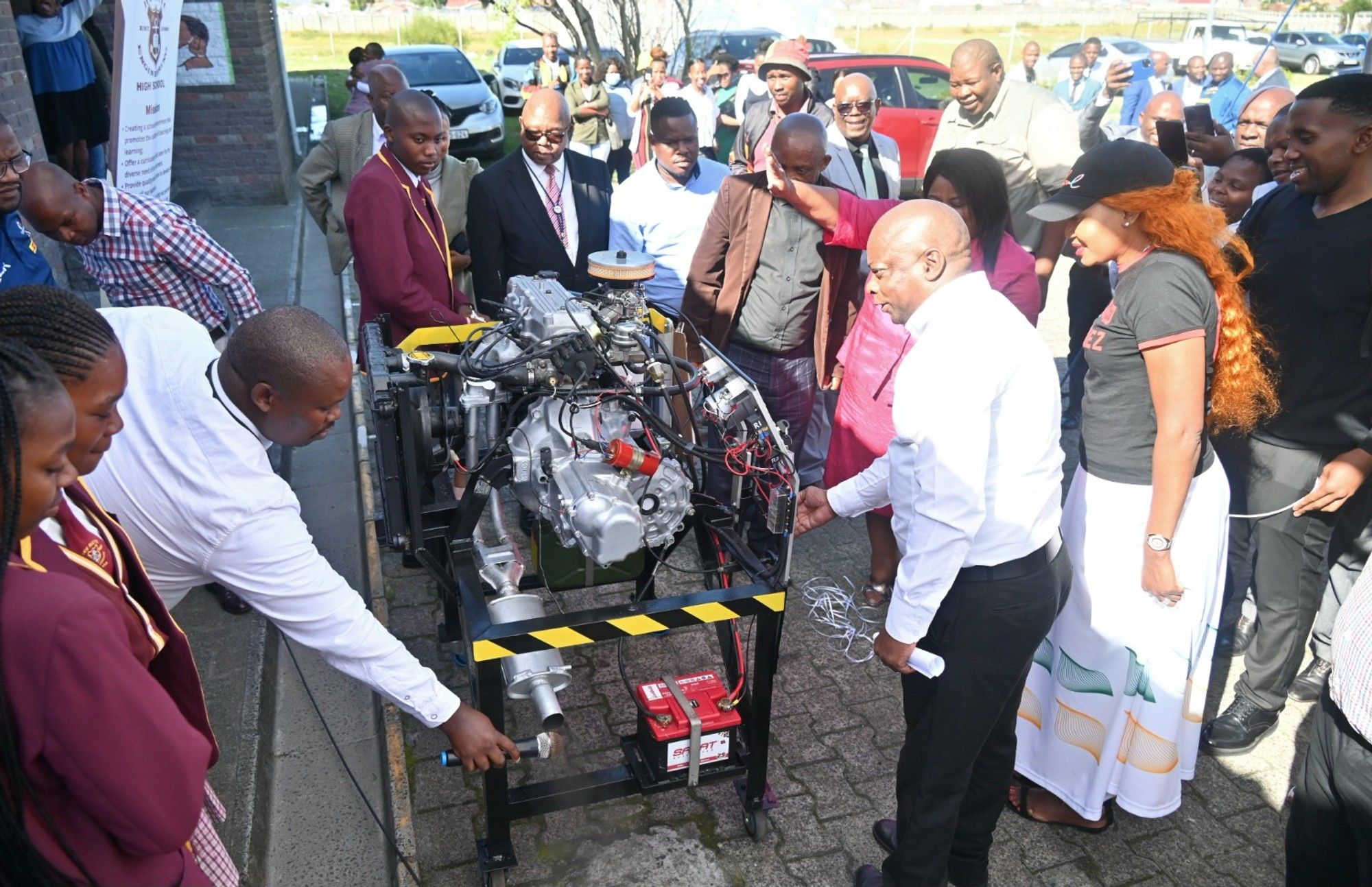Joe Slovo Engineering School’s old engine receives new lease on life