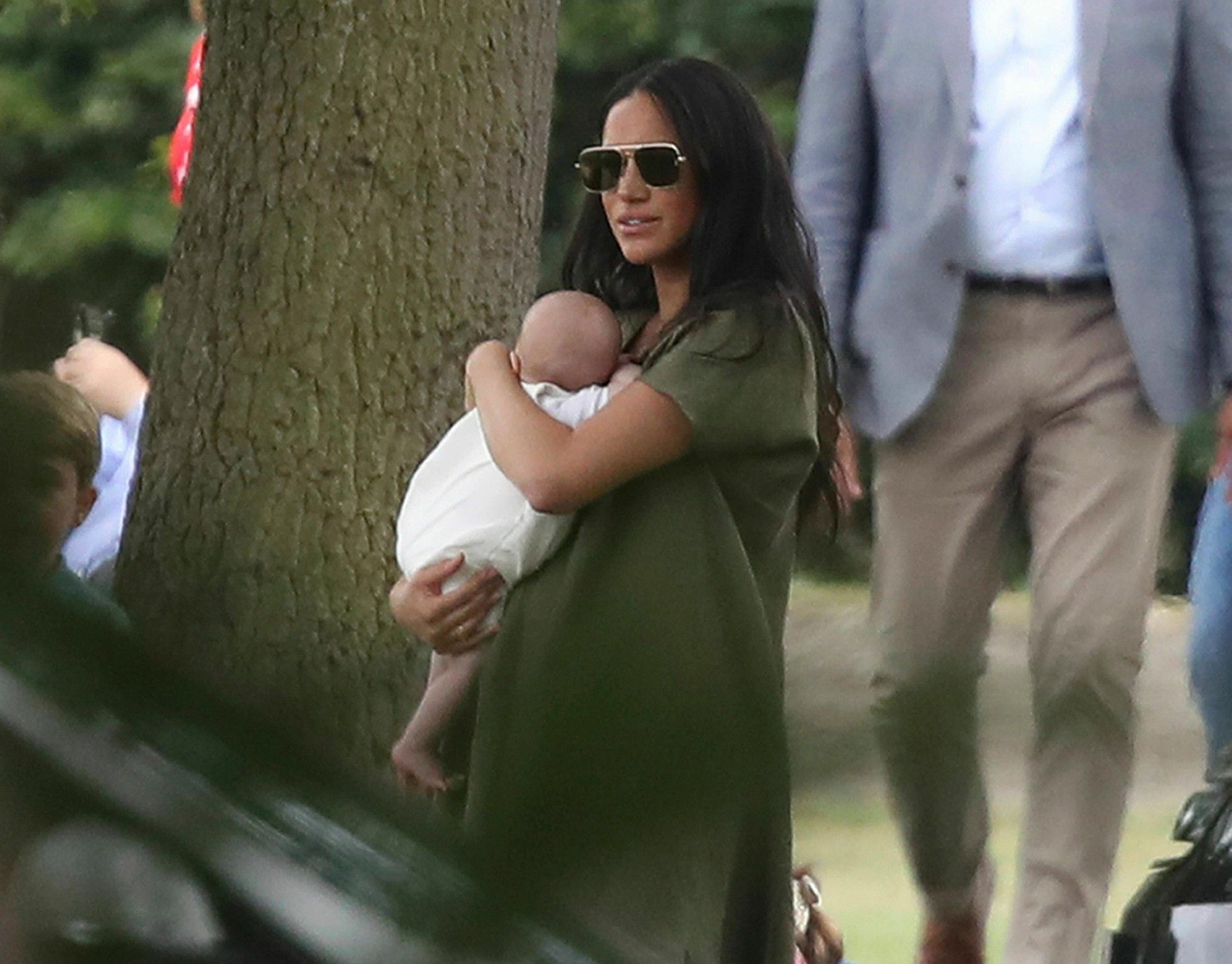 WATCH: Baby Archie makes his first public appearance and snoozes ...