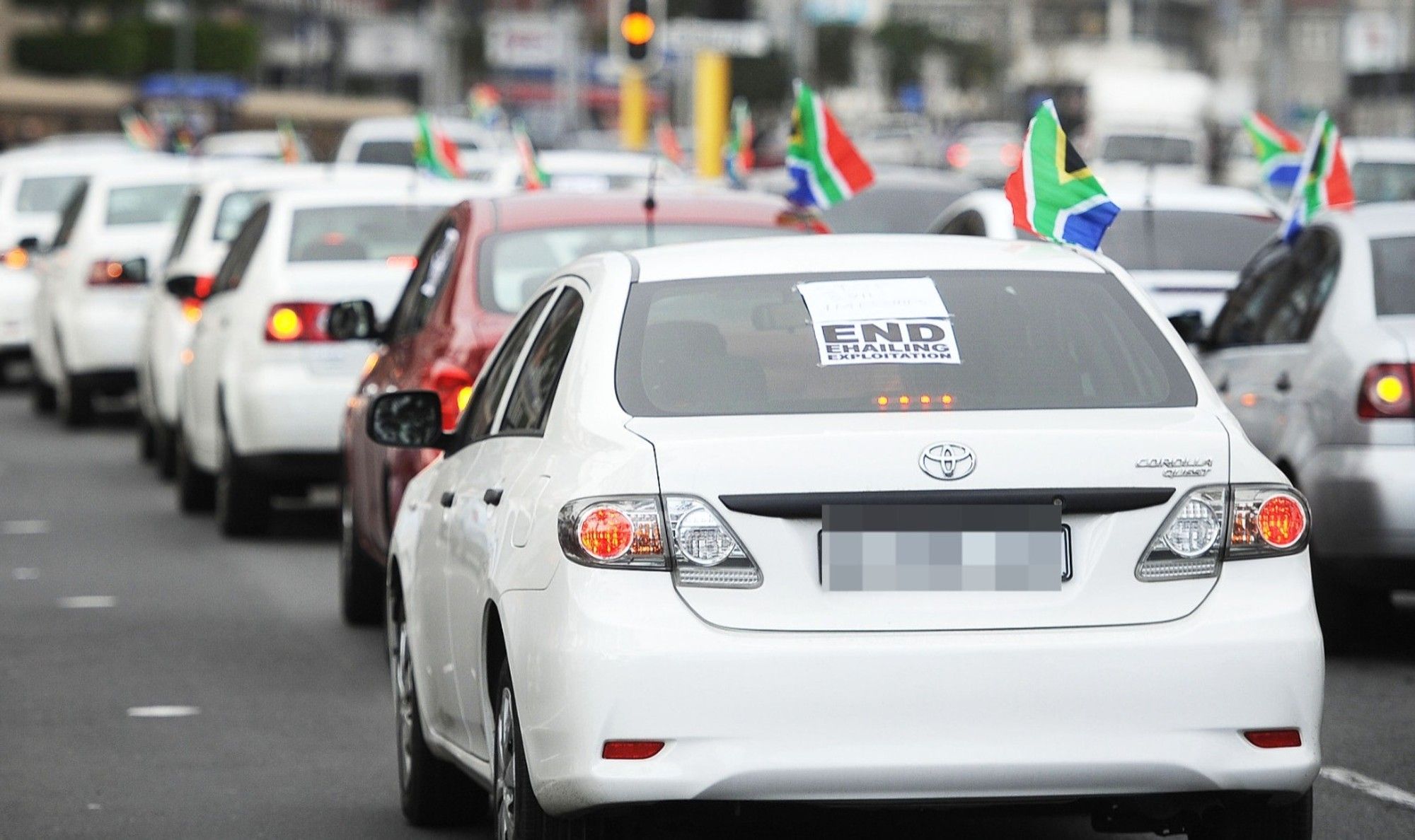 E-hailing drivers in Cape Town have embarked on a three-day stayaway