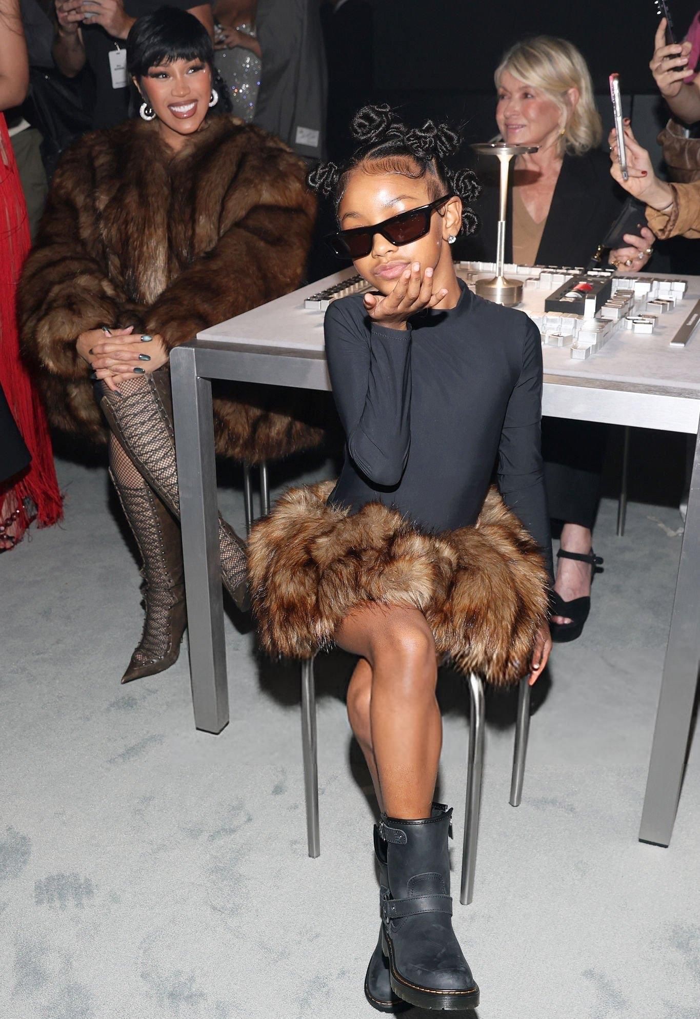 Kulture stuns at Alexander Wang fashion show, following in Cardi B's ...