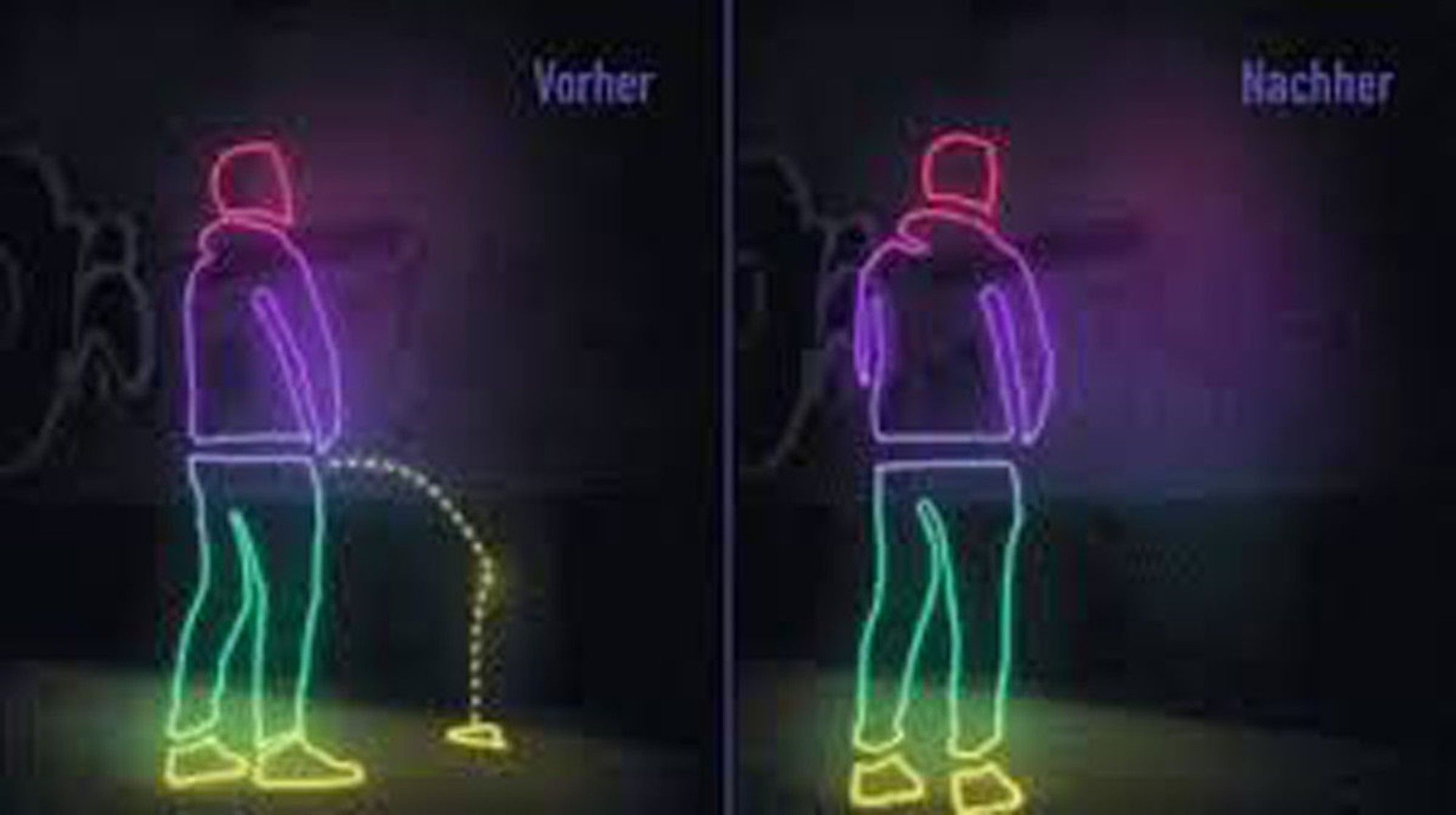 Video: Hamburg’s pee-proof walls