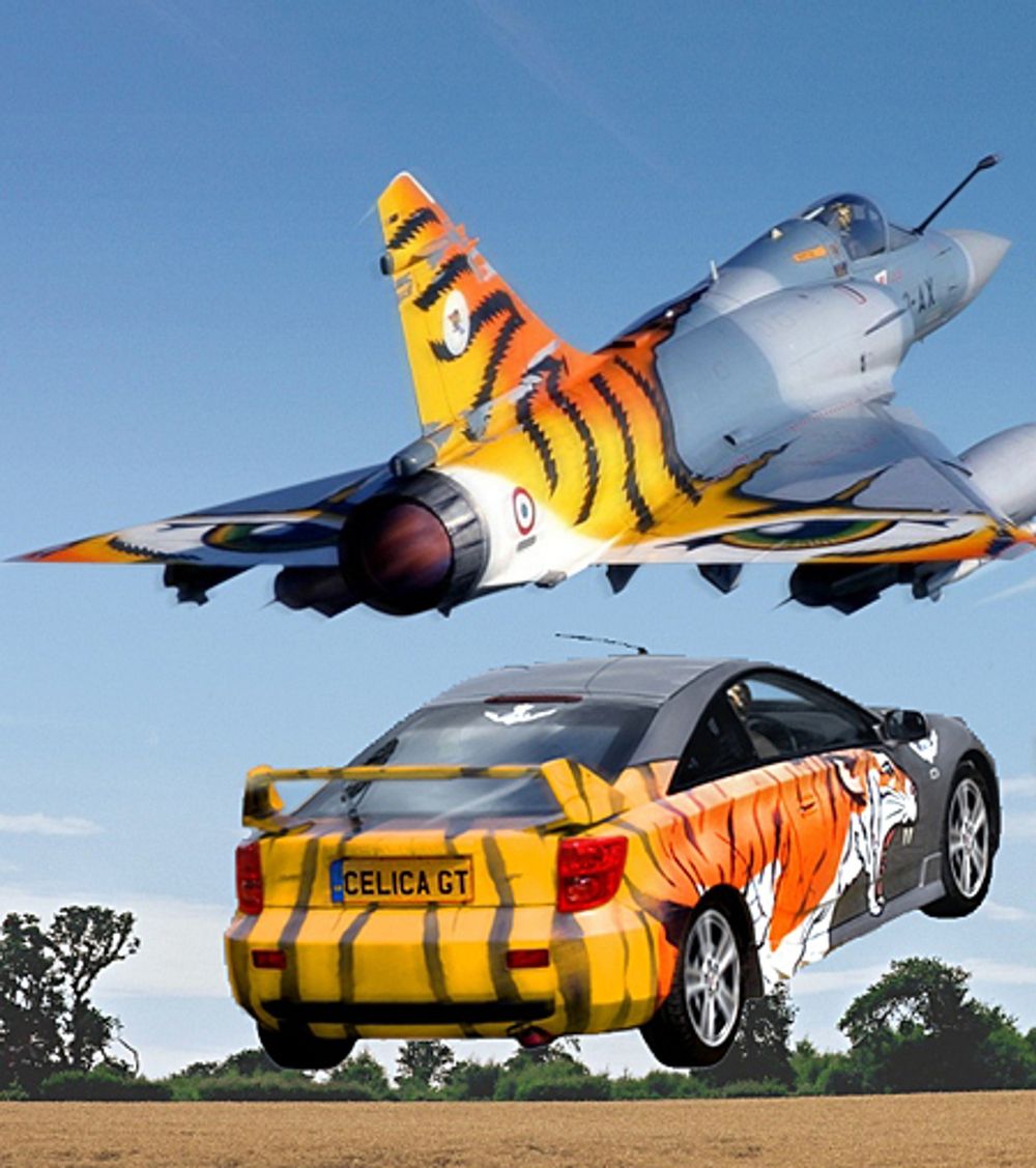 Toyota tiger car to join flying 'big cats'