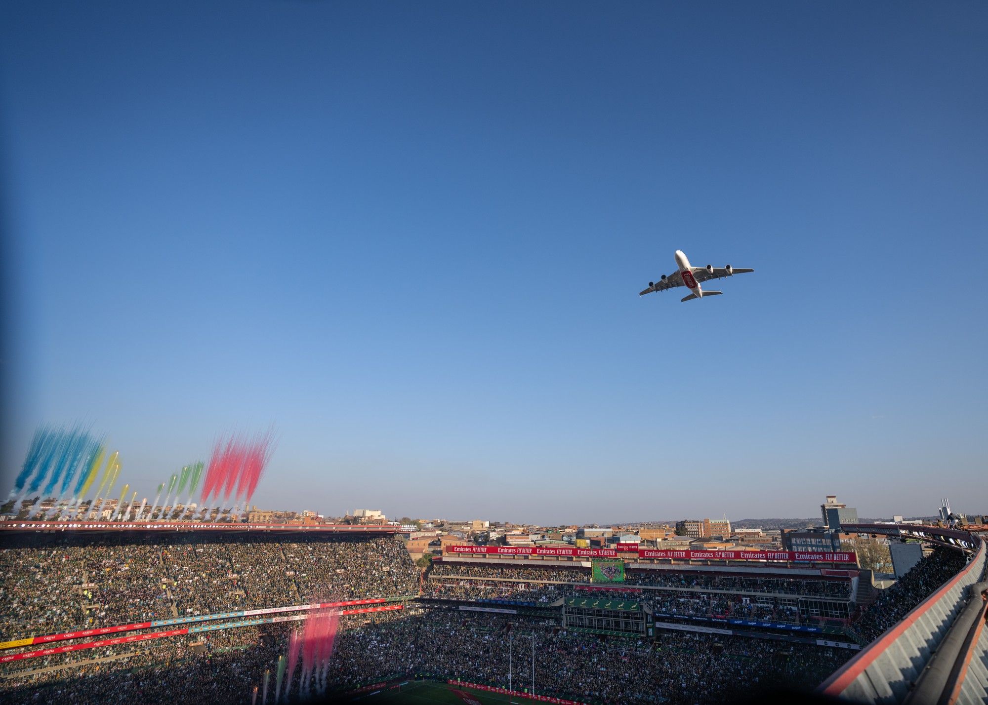 LOOK: Emirates makes history with A380 flypast at Springboks-All Blacks ...