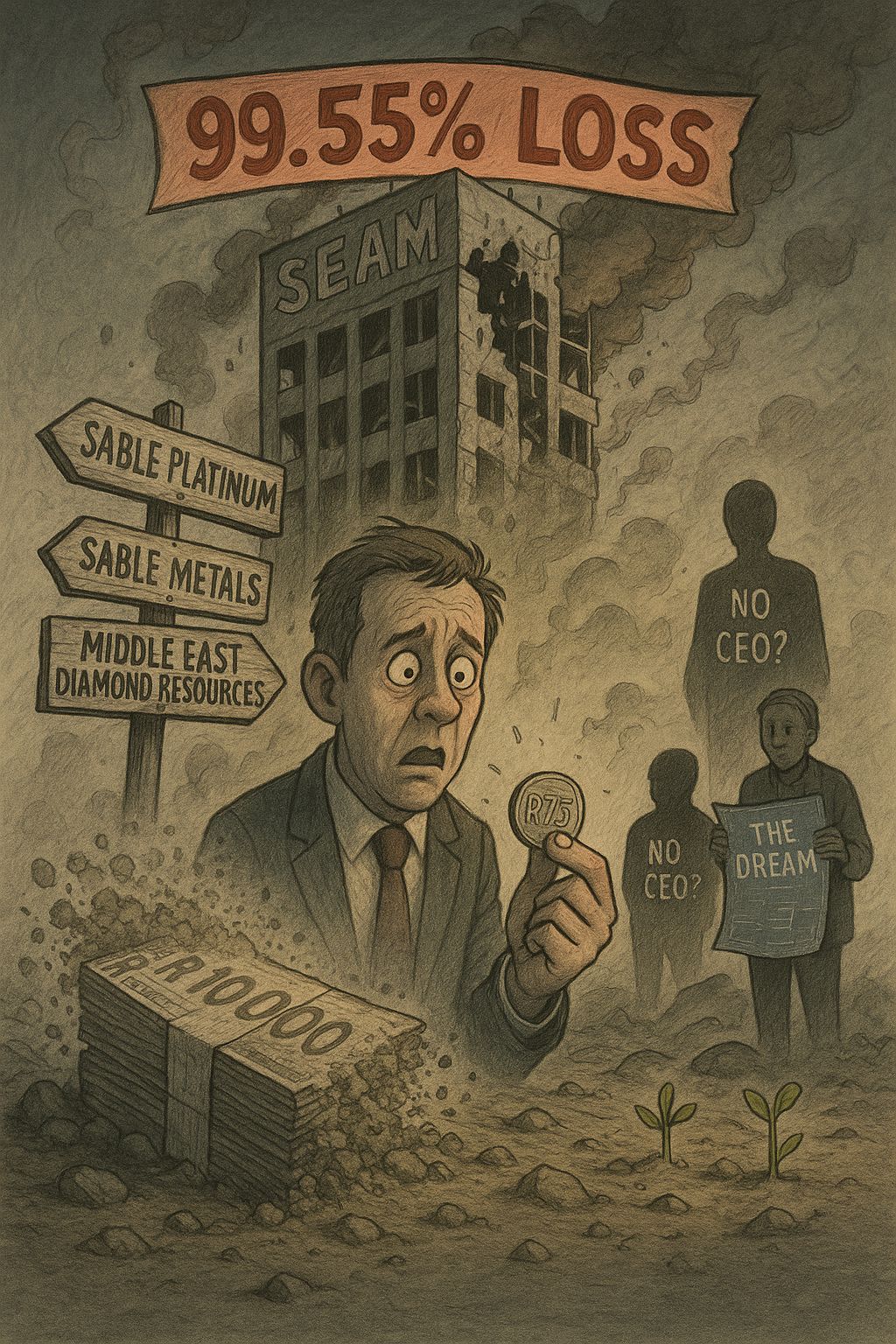 How this mining company turned R10,000 into just R125 in five years