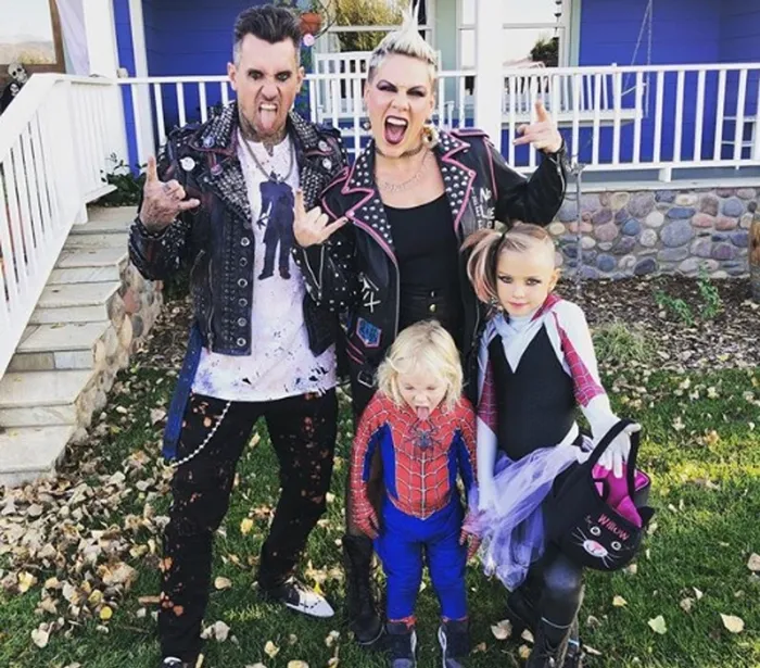 Pink on touring with kids: 'It's f***ing impossible at times'