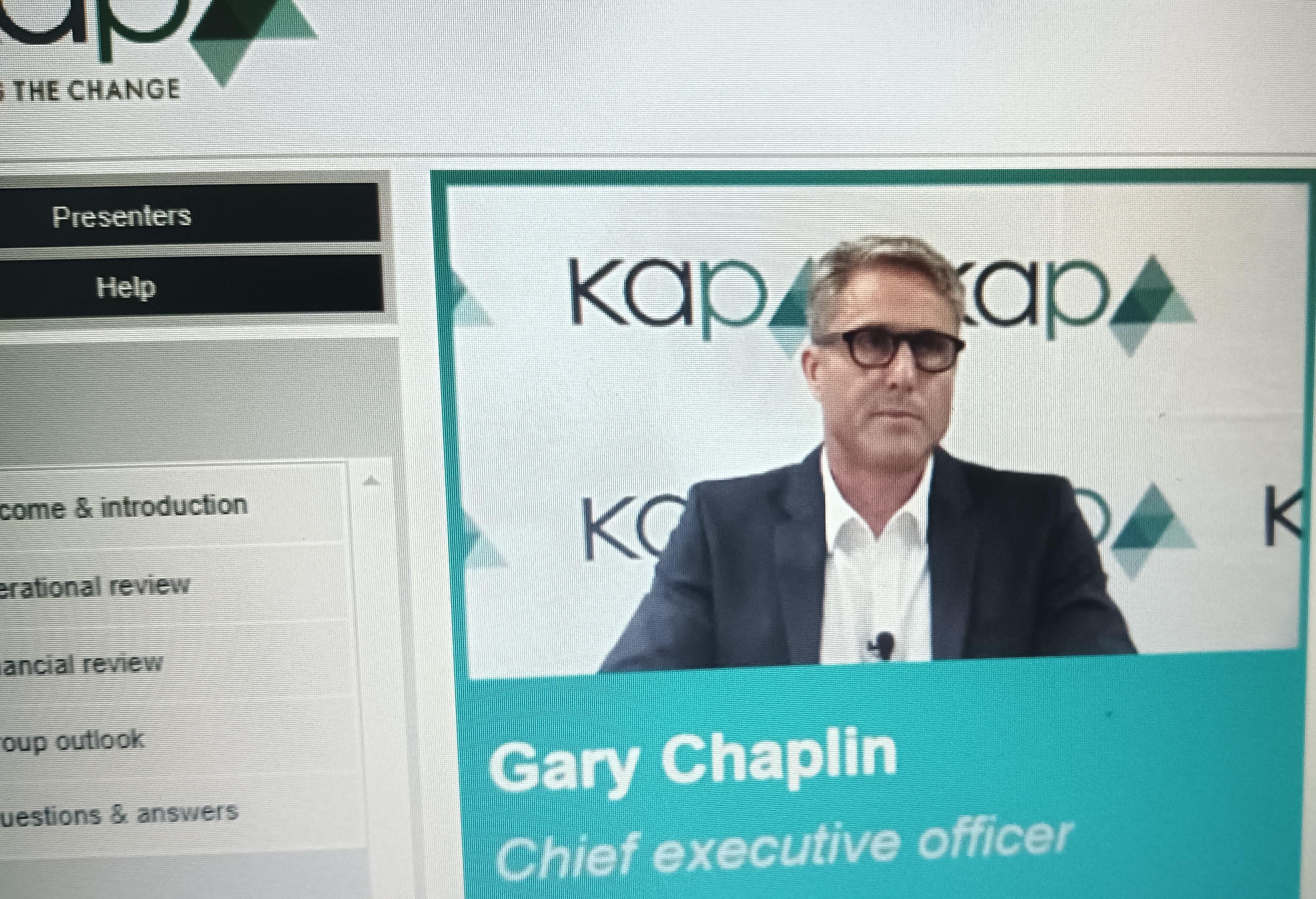 KAP reports lower interim results amid strategic growth investments