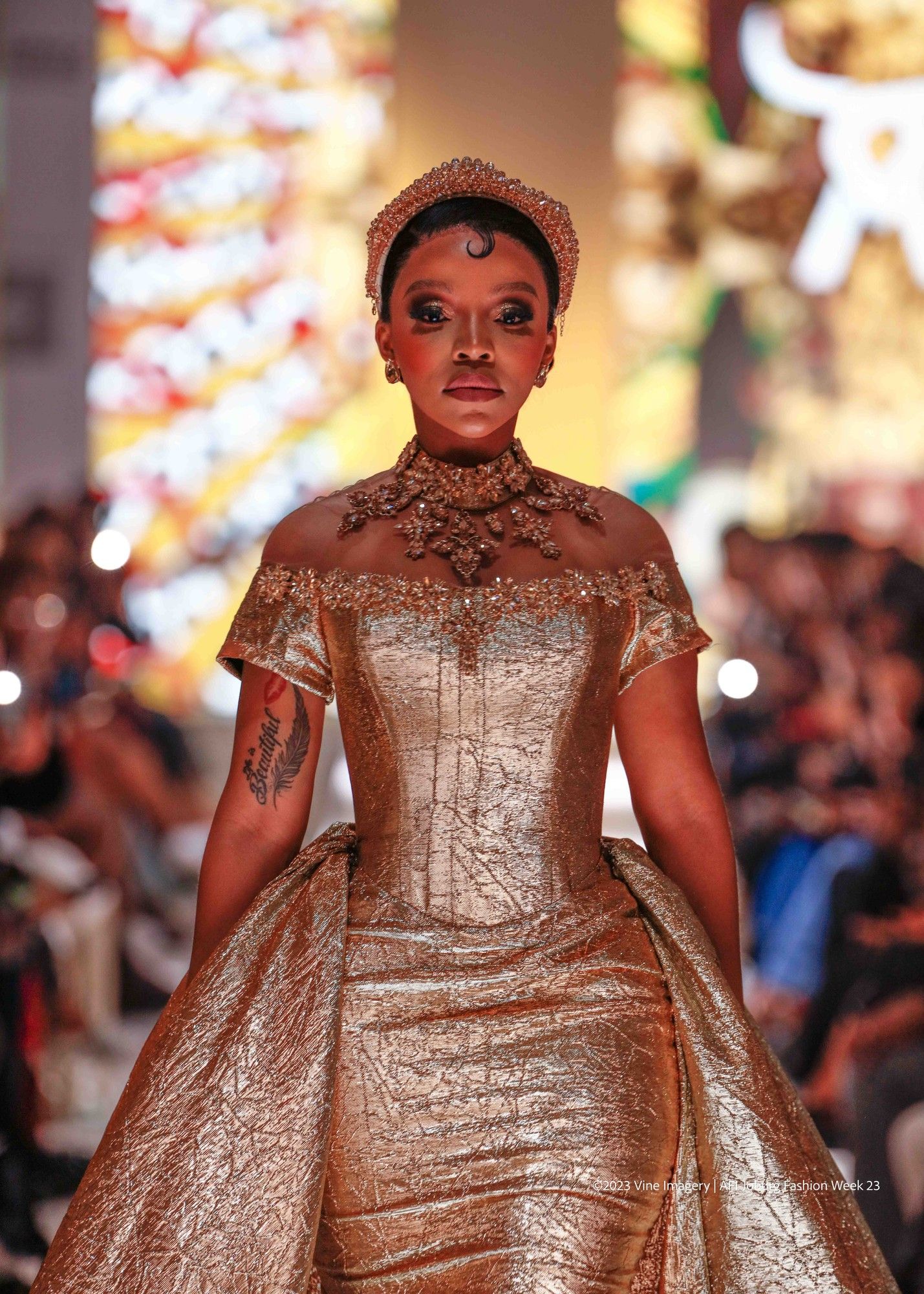 Reality star Faith Nketsi dazzles at AFI Fashion Week