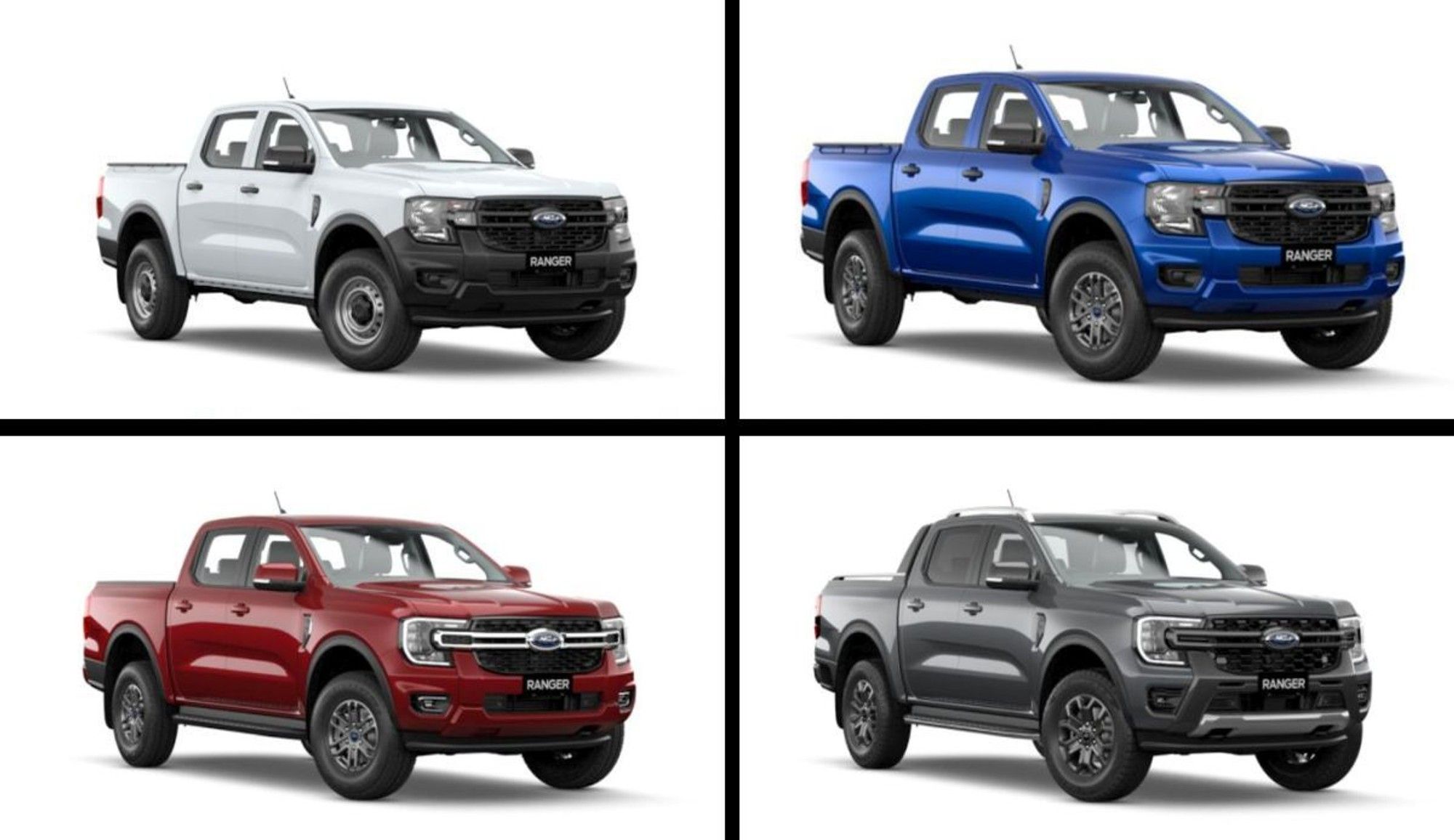 WATCH: Here’s what the new Ford Ranger looks like in Base, XL, XLT and ...