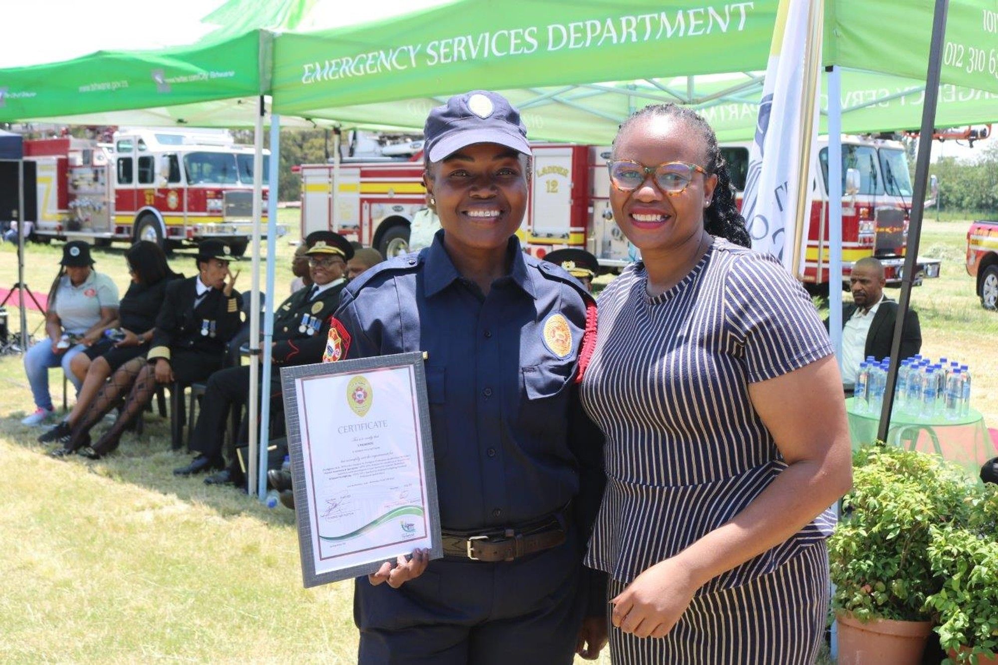 City of Tshwane celebrates new firefighters at passing out parade
