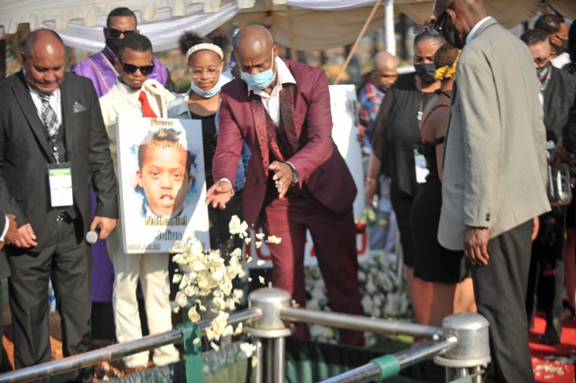 WATCH: Large crowd bids final farewell to Nathaniel Julies
