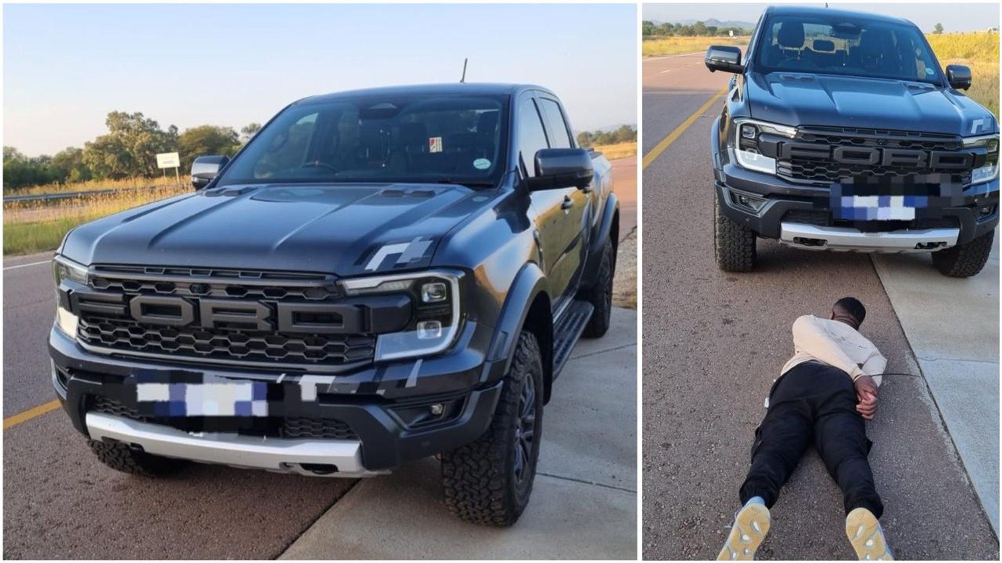 PICS: South African man arrested in Polokwane while driving stolen Ford ...