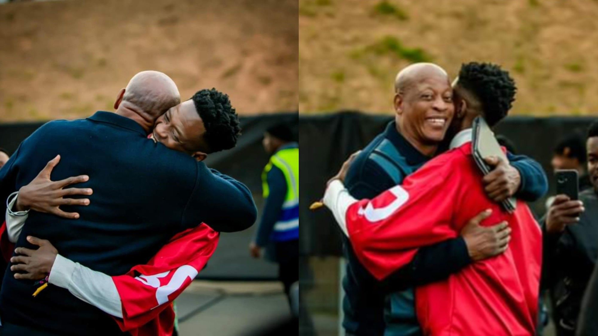 WATCH: A priceless father and son moment as Robot Boii shares the stage ...