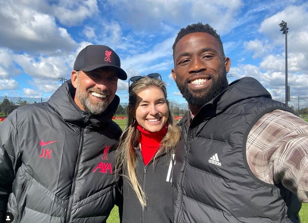 LOOK: Springbok captain Siya Kolisi and wife Rachel visit Jurgen Klopp ...