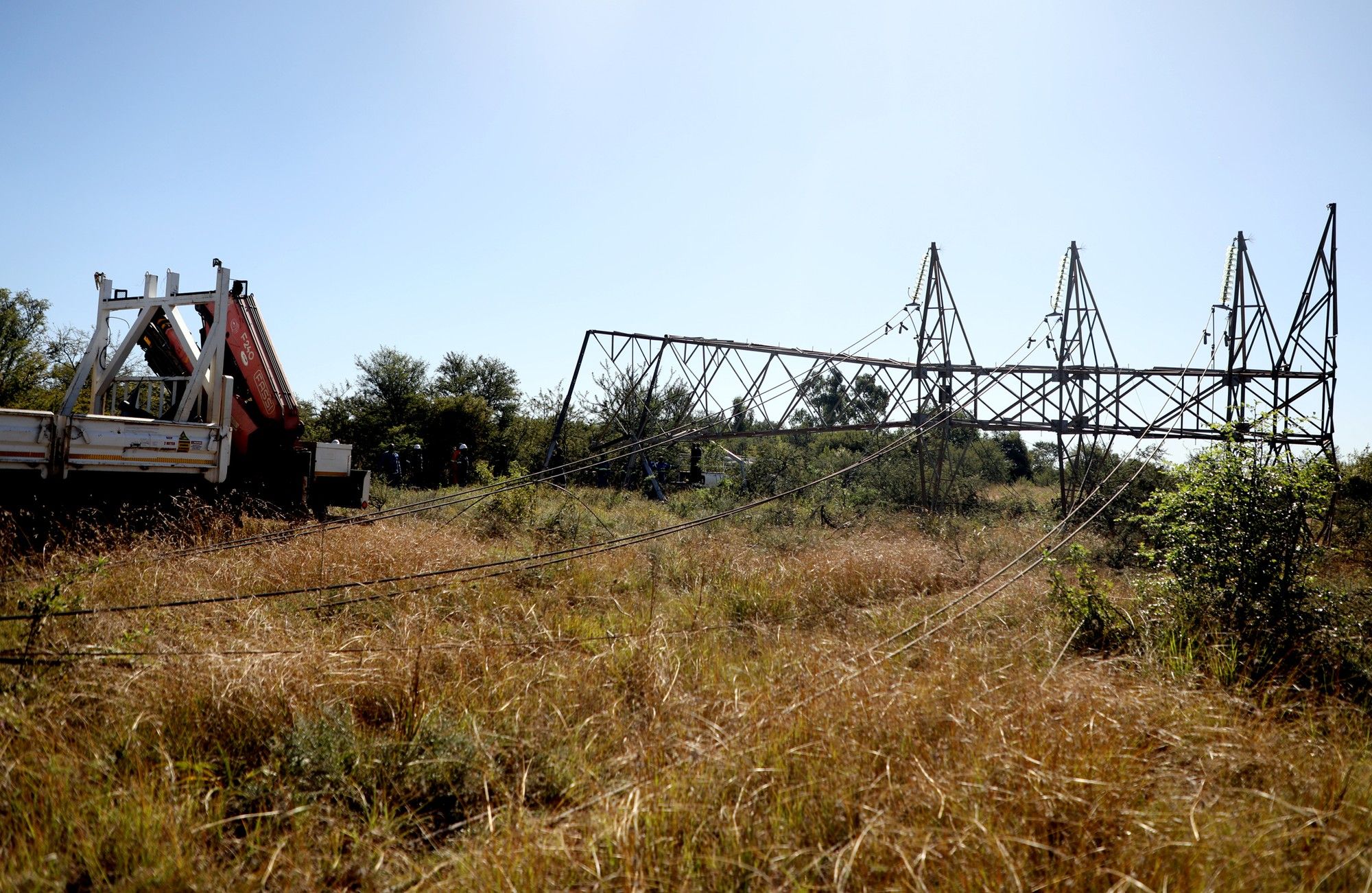 Collapsed pylons in Pretoria east cause huge financial, production loss ...