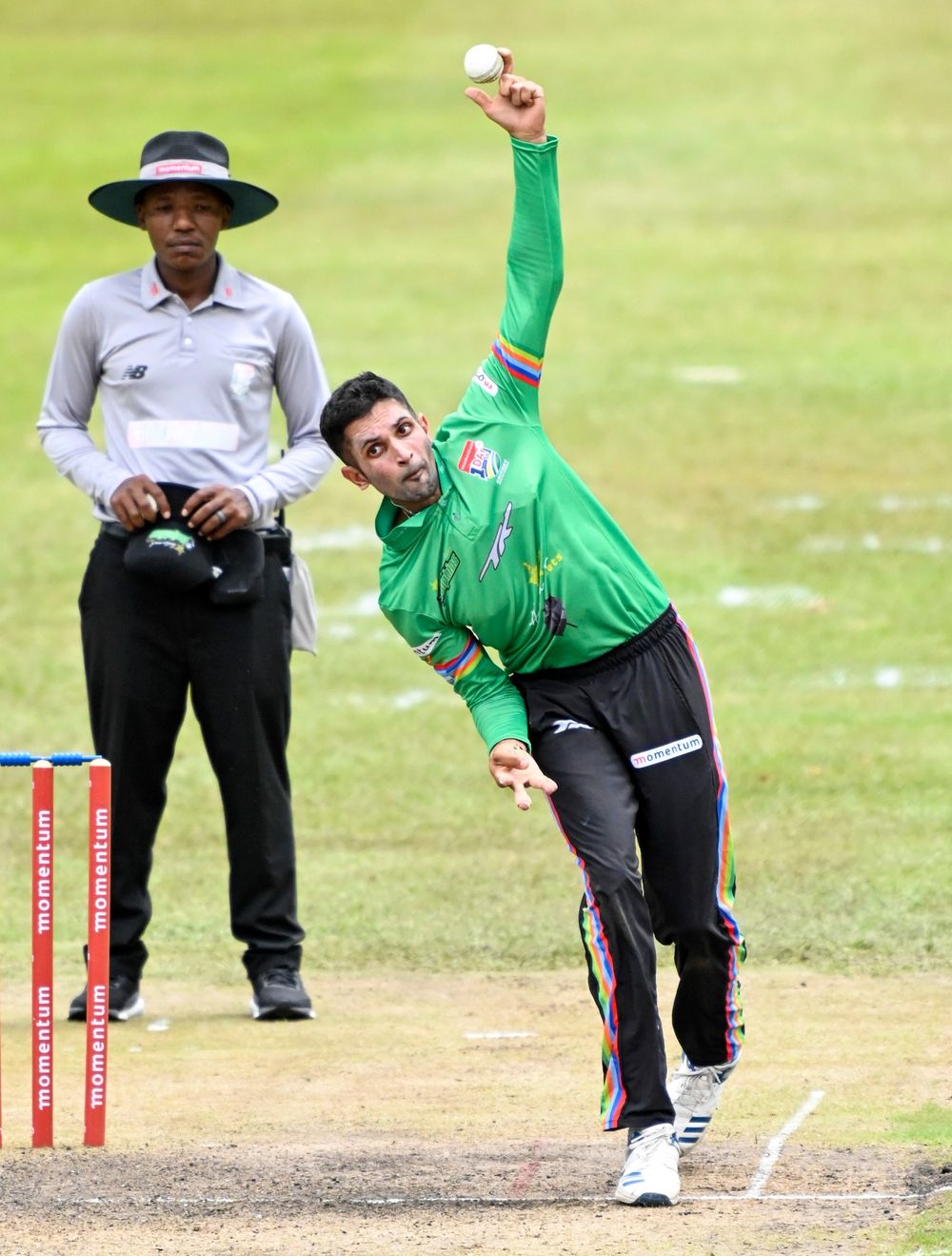 Keshav Maharaj leads Dolphins to final upon return