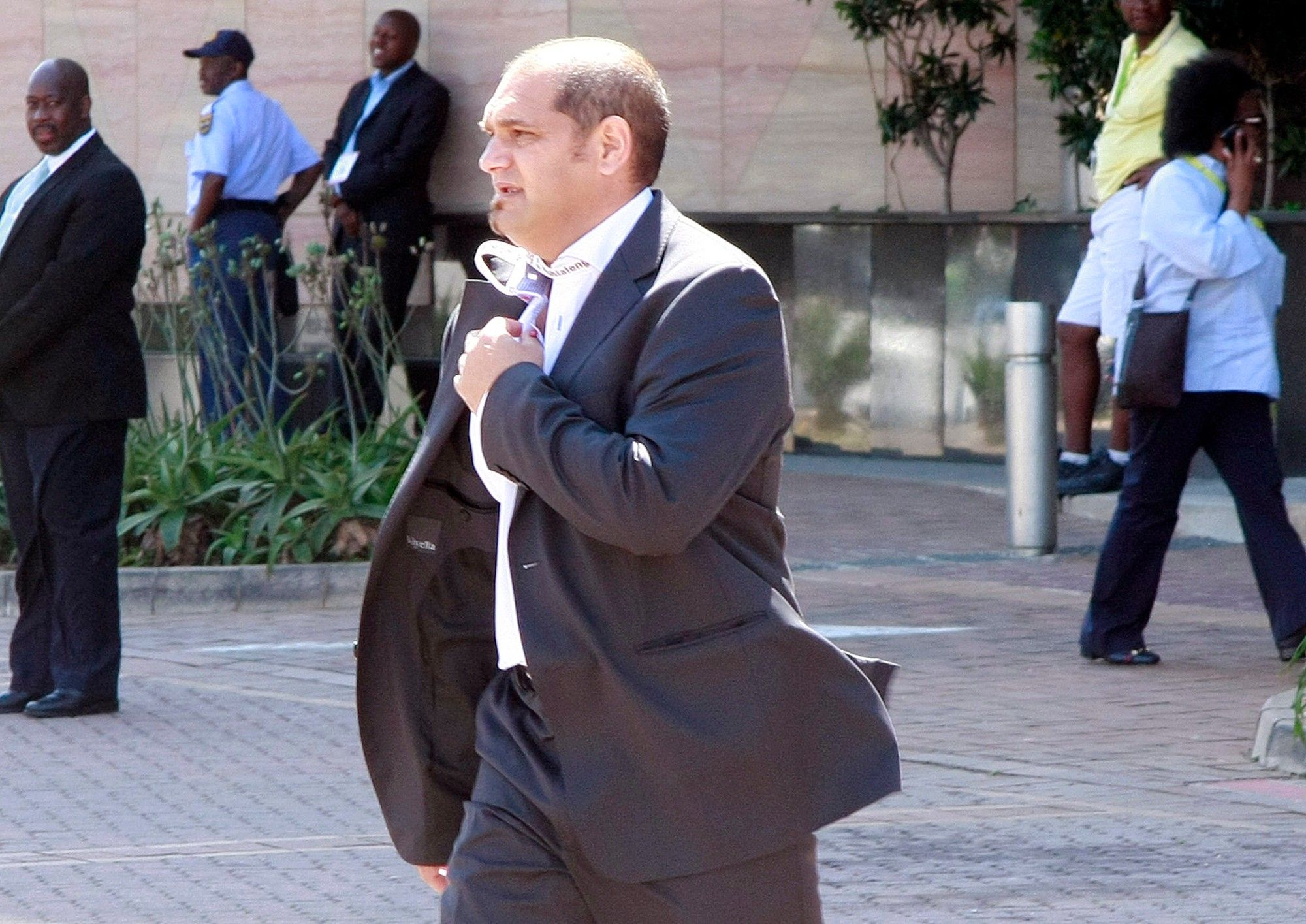 Disgruntled Chippy Shaik burns his ANC T-shirt