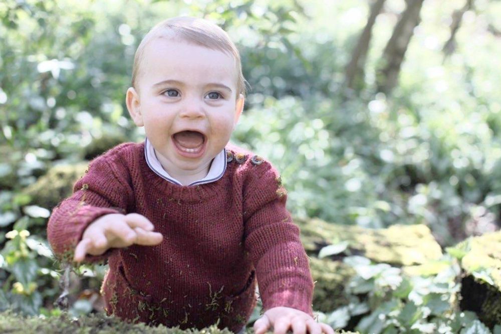 Prince Louis receives Adidas Stan Smith sneakers signed by Stan Smith