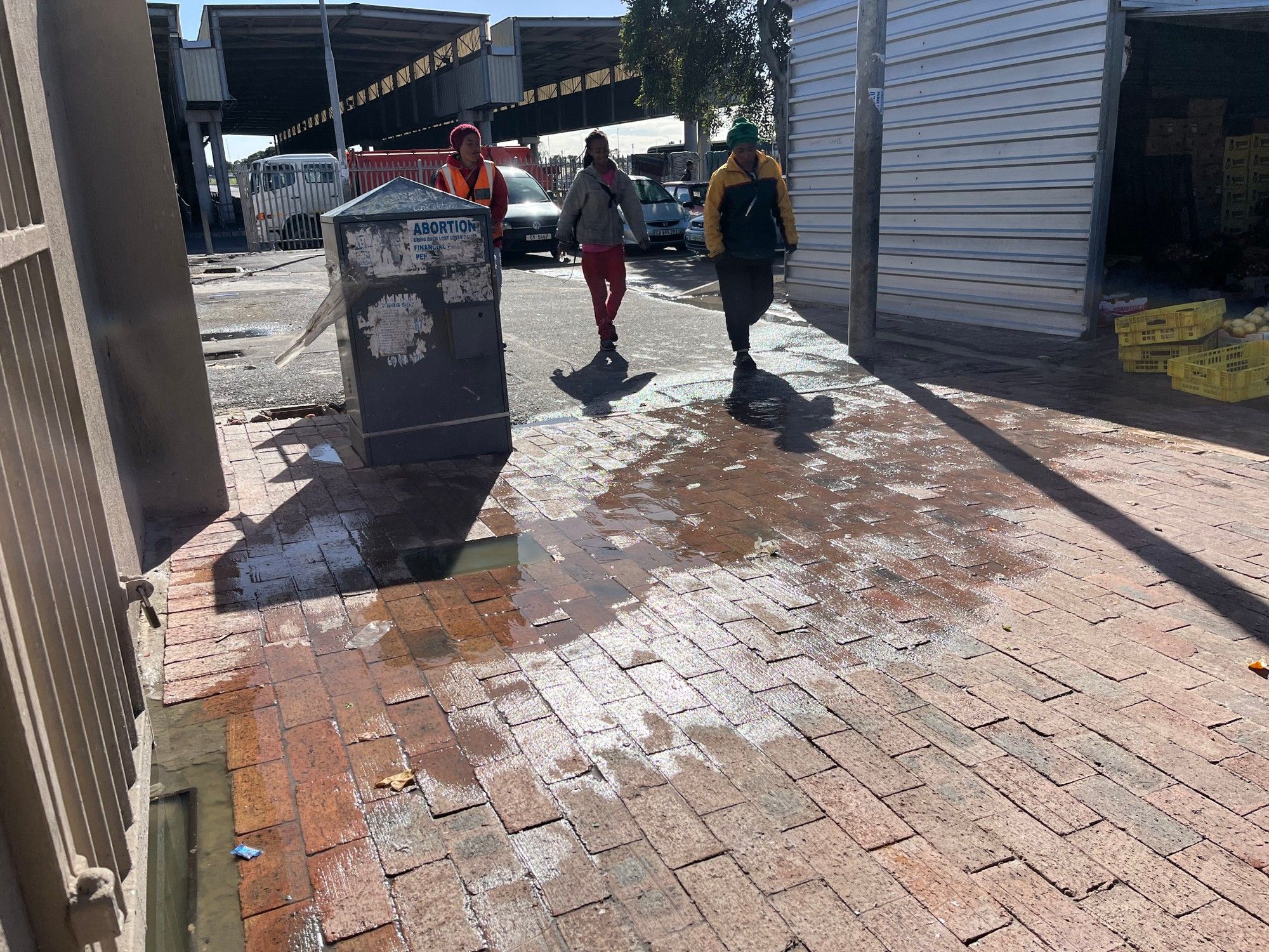 Sewage overflows in Town Centre