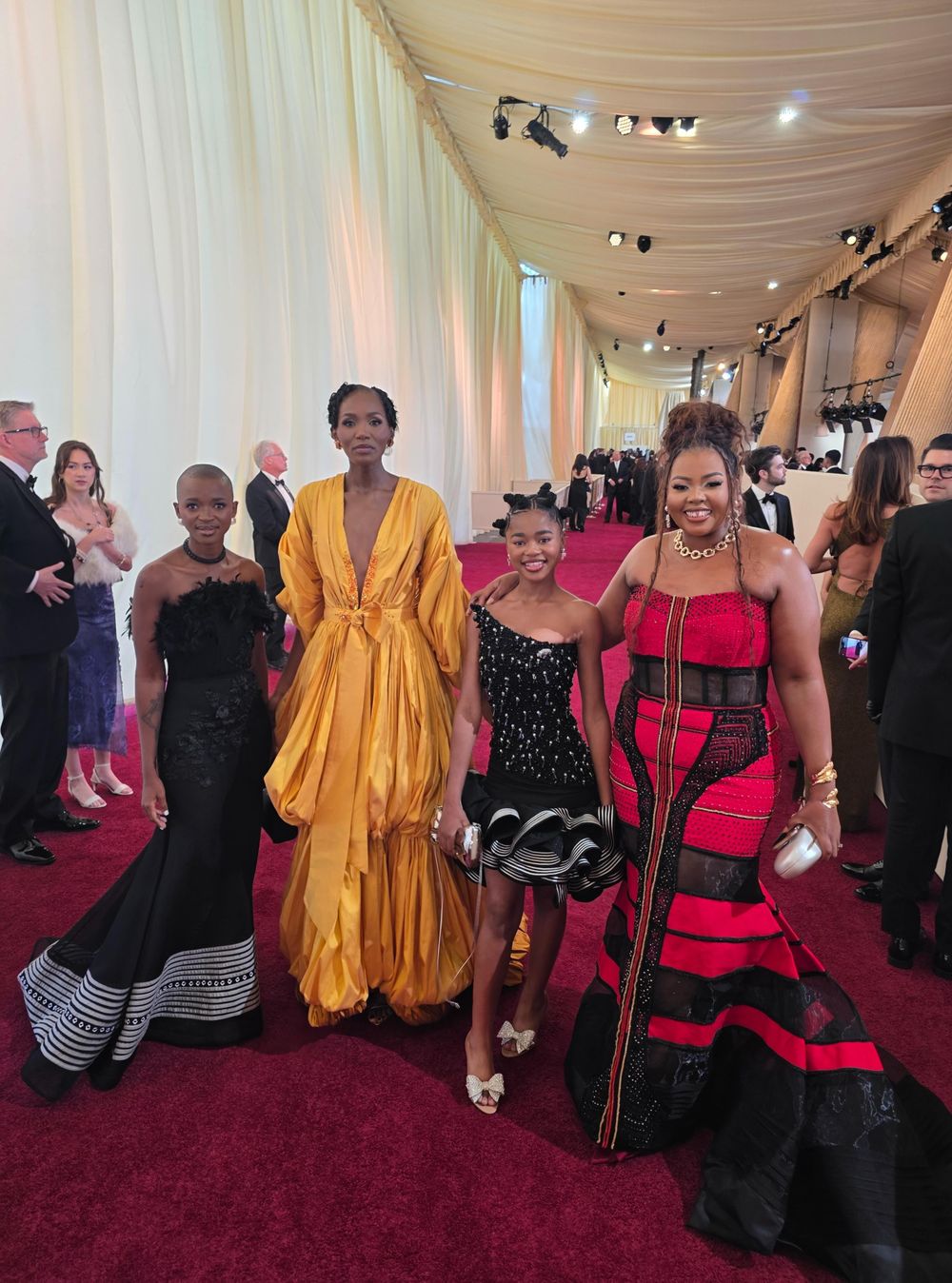 South African stars Anele Mdoda, Avumile Qongqo and Liyabona Mroqoza ...