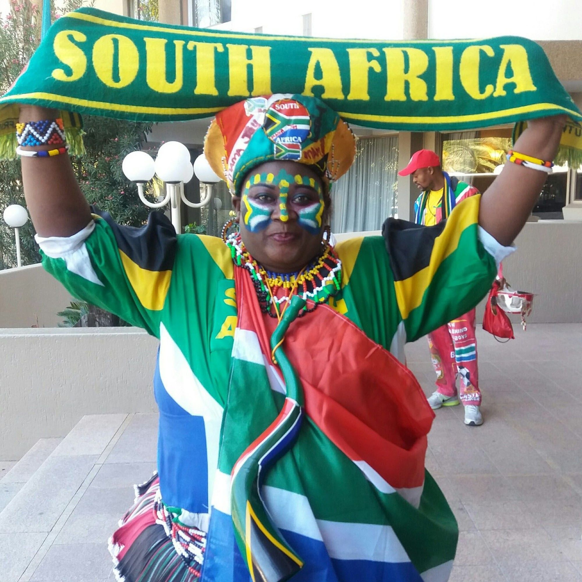 From Cape Town to Paris, superfan Mama Joy is flying SA flag high at ...