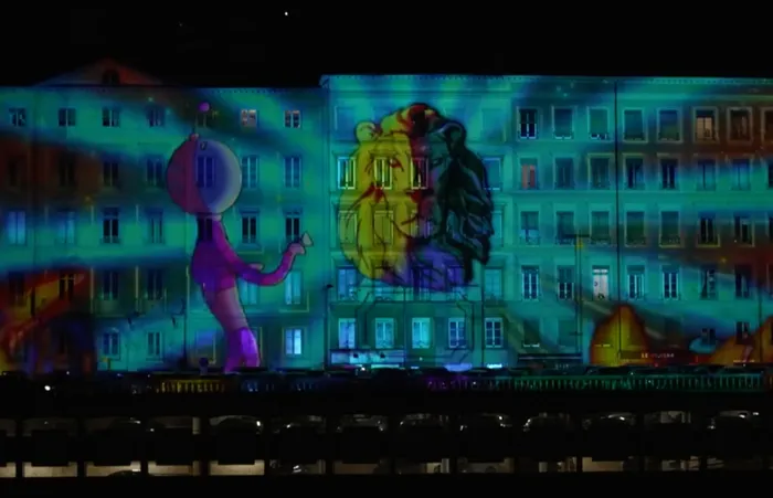 WATCH: Lyon's festival of lights returns with message of inclusion