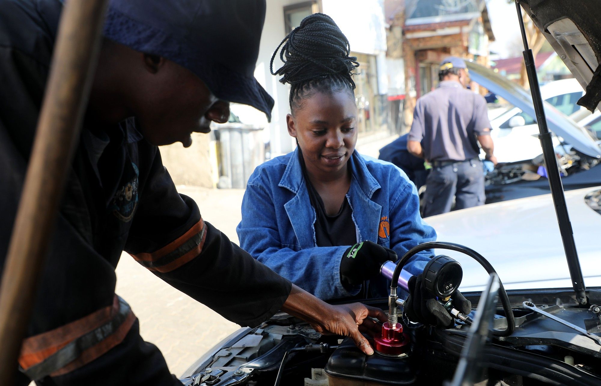 Meet Soweto’s finest, young female mechanic