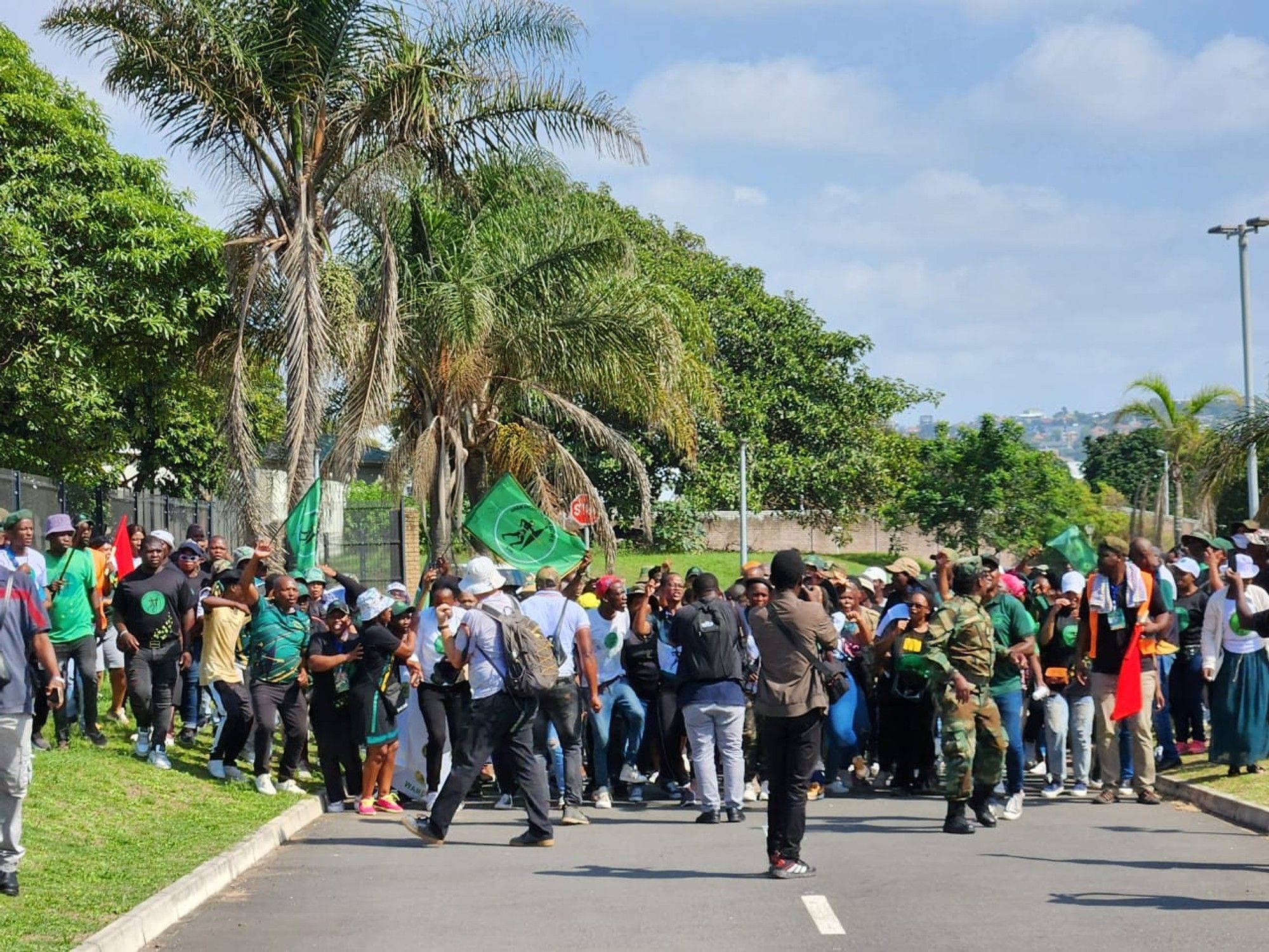 LOOK: MK Party supporters cheer on Jacob Zuma ahead of name and logo ...