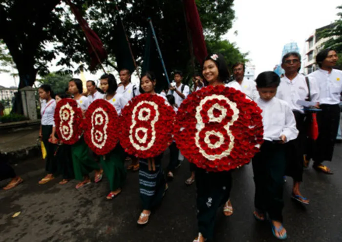 Myanmar marks 8888 uprising anniversary