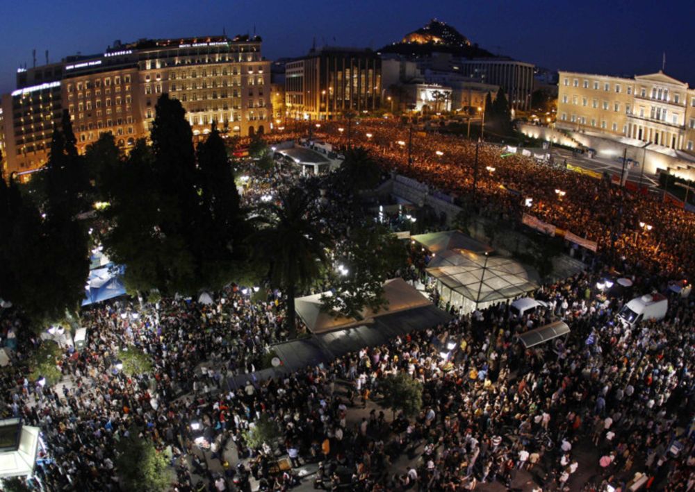Greek protesters lament austerity crisis