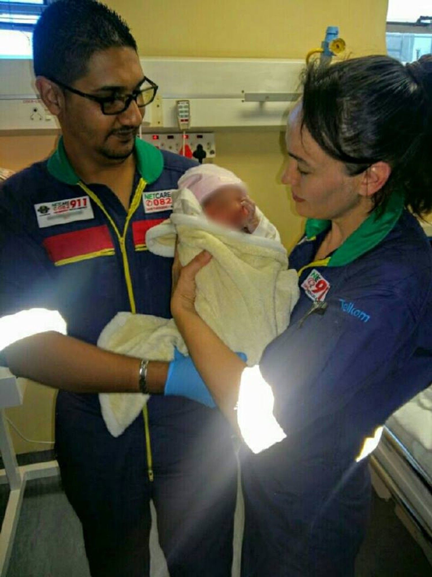 Paramedic delivers another baby