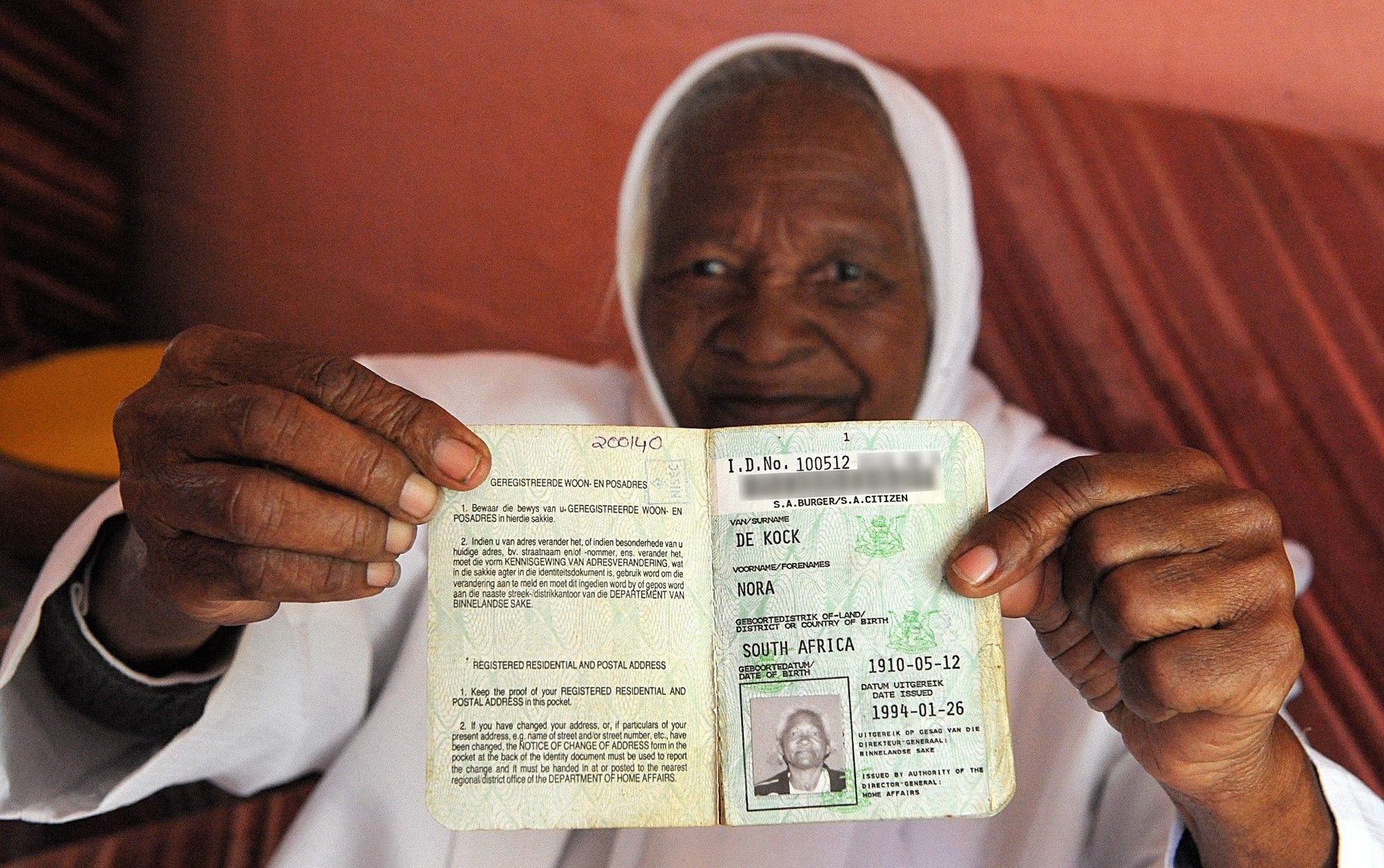 Lets help make Ouma Nora De Kock’s 112th birthday special