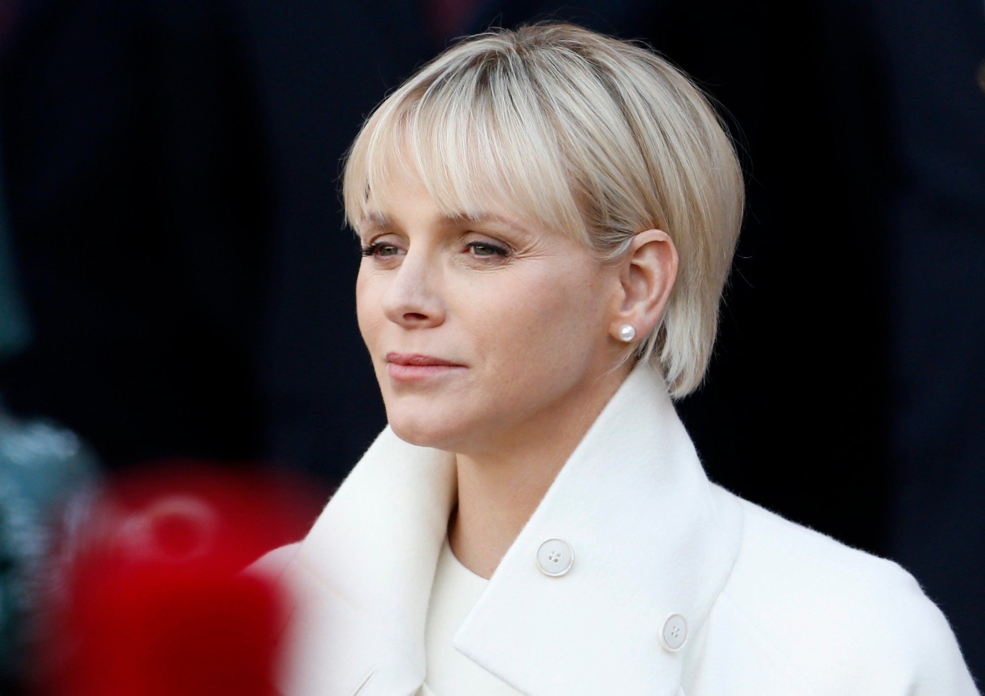 LOOK: Princess Charlene shows off her new hair colour at Monaco F1 ...