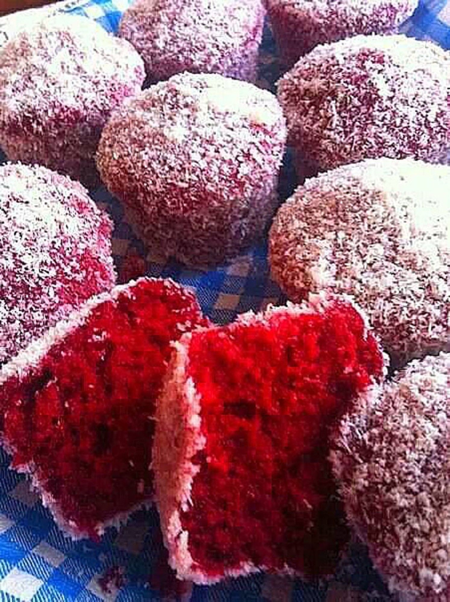 Red Velvet Snowballs