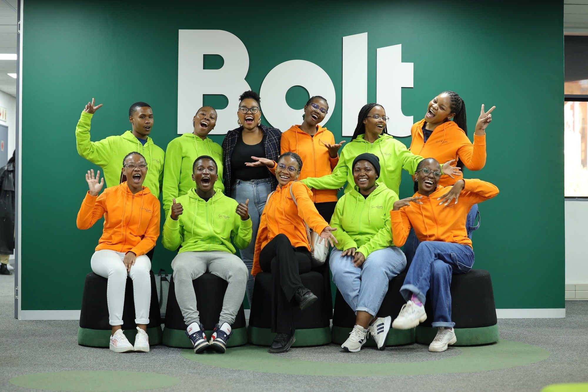 Bolt inspires students with Mandela Day tech tour