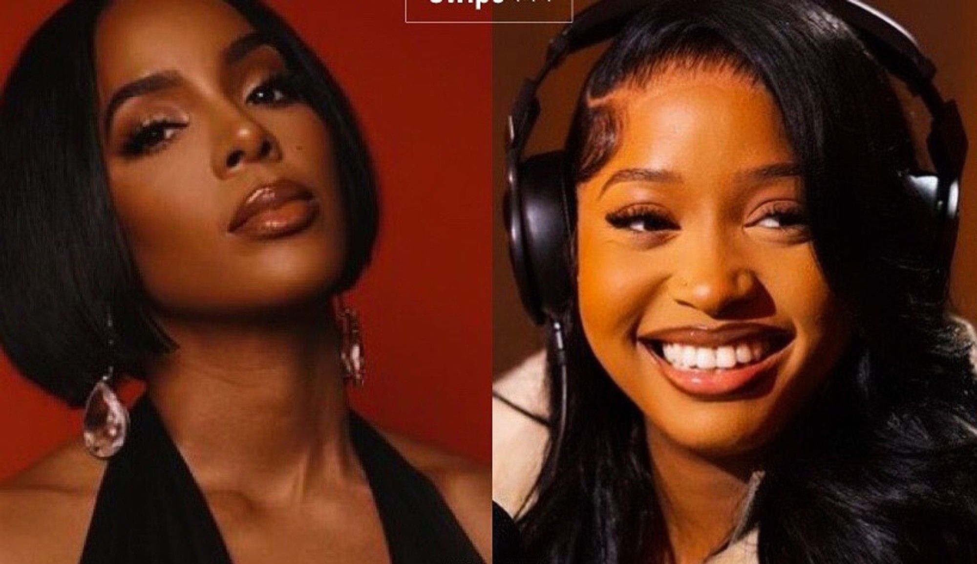 Kelly Rowland gives Uncle Waffles her flowers