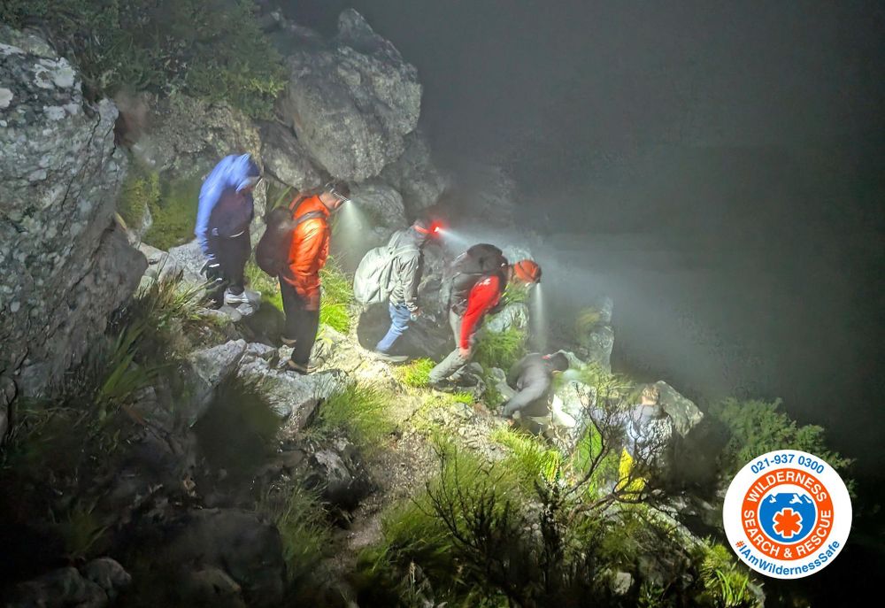 WSAR's heroic night rescue of stranded tourists on Table Mountain
