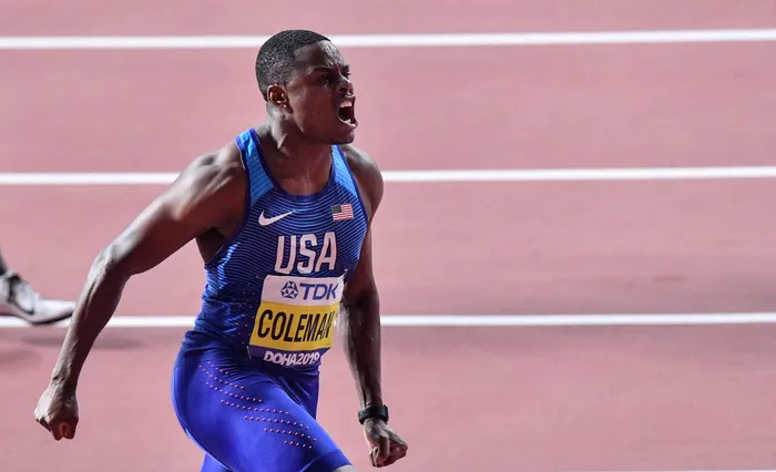 Coleman pulls out of 200m at worlds after 100m gold