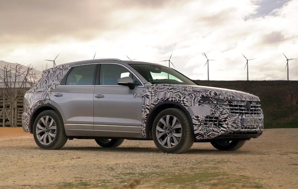 Watch new Touareg in test video minus most of its camo