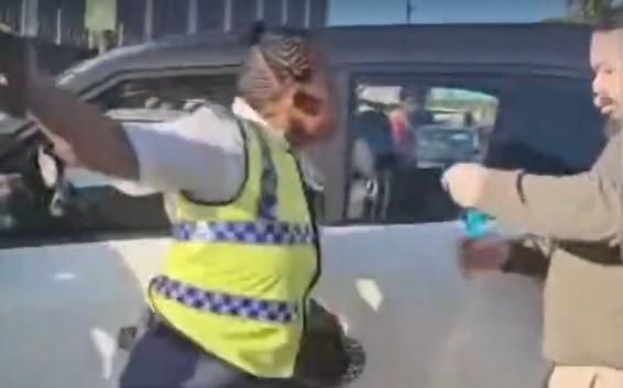 WATCH: Heated exchange between Durban Metro Police and motorist caught ...