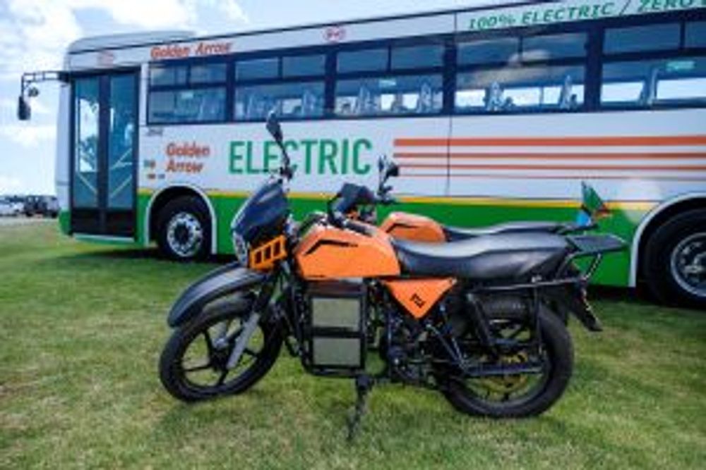 Old diesel bus beats to the rhythm of a new electric heart