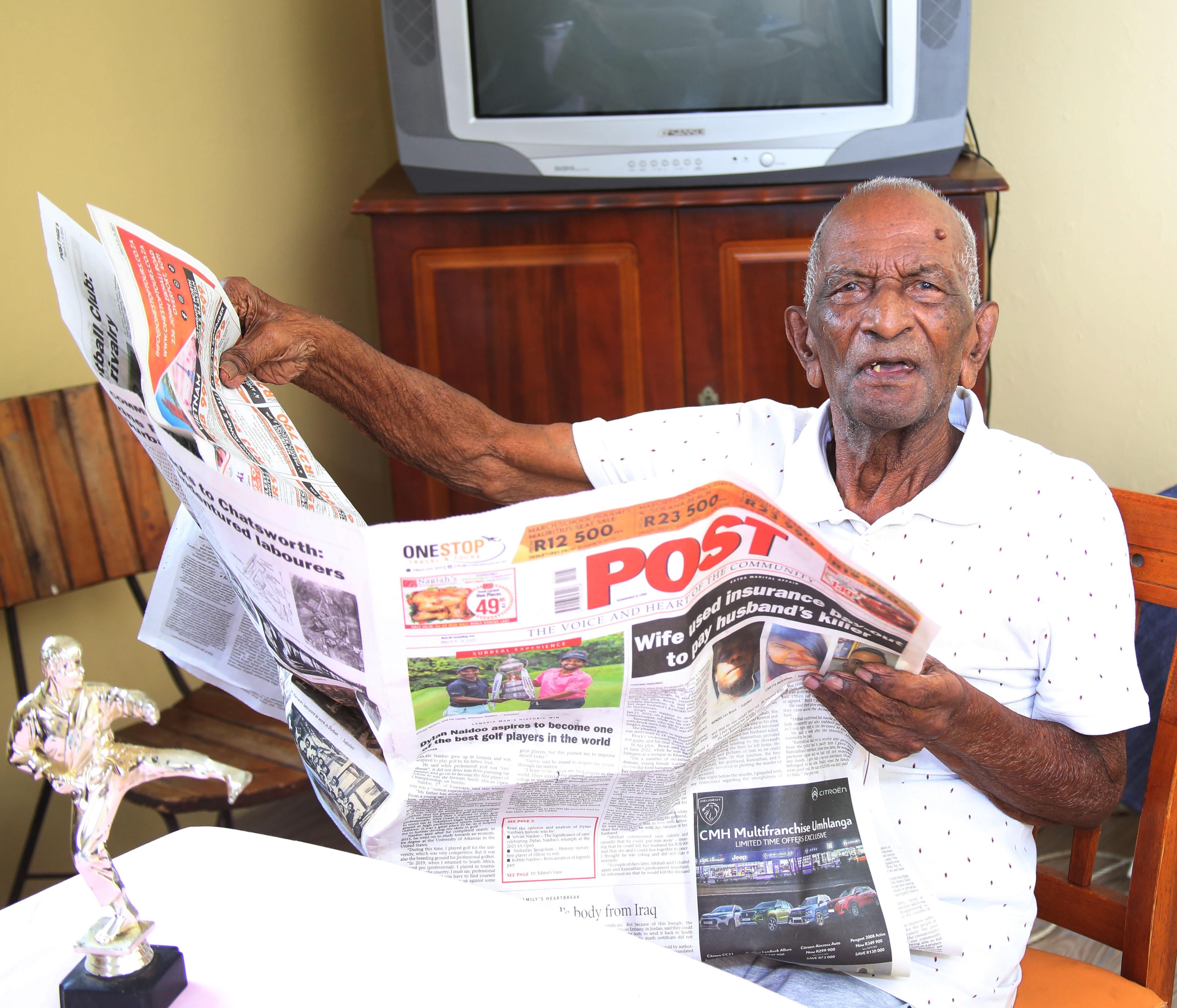 Frankie Naicker turns 101: a testament to healthy living and family