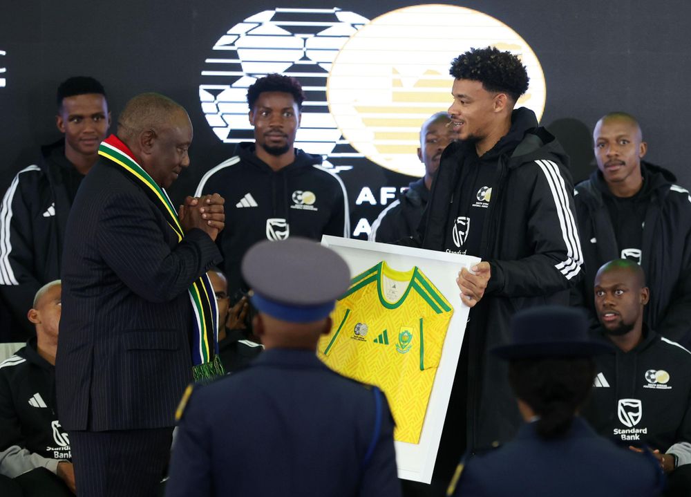 Ramaphosa promises public holiday if Bafana Bafana win World Cup