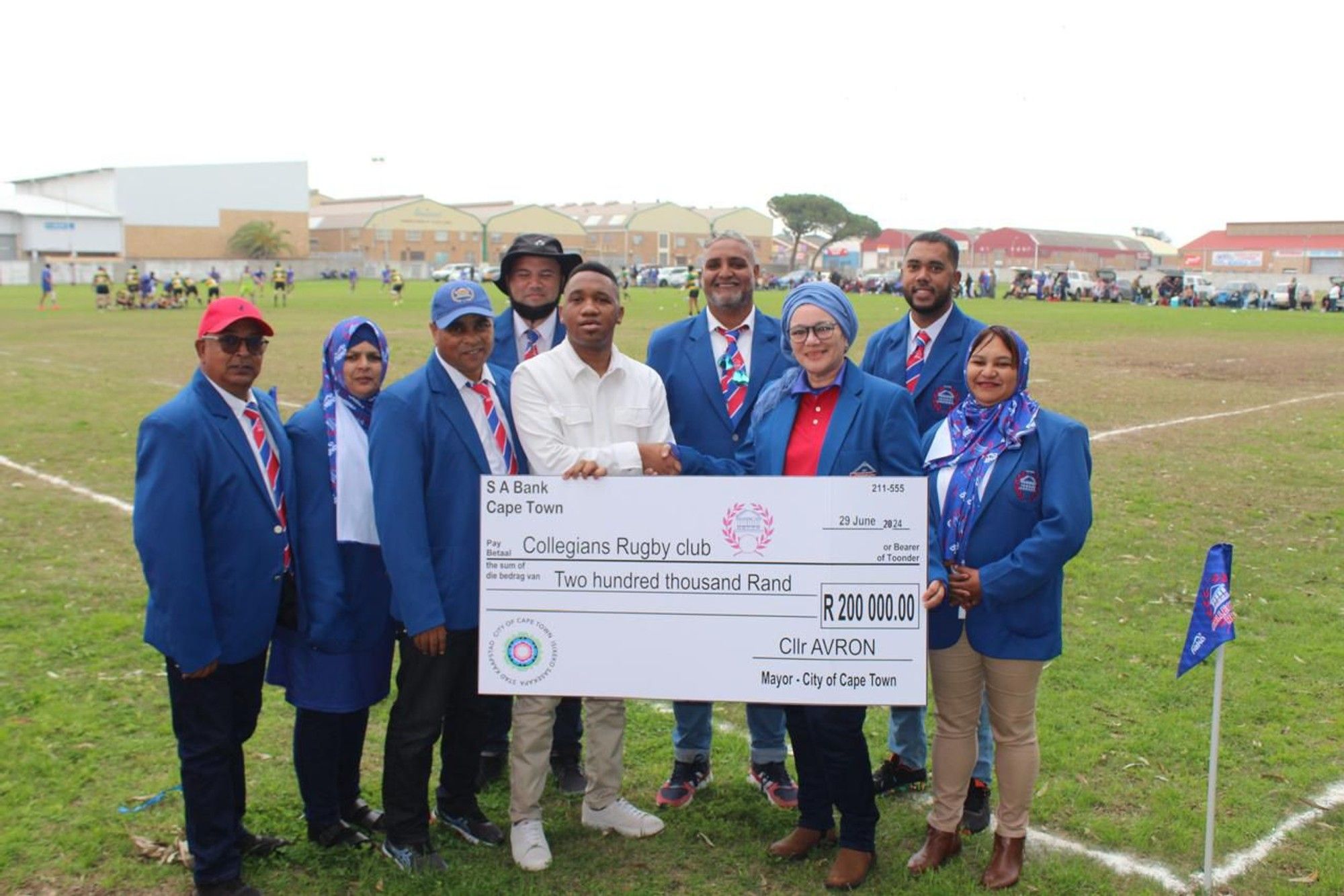 Collegians RFC receives huge cash boost after letter to mayor