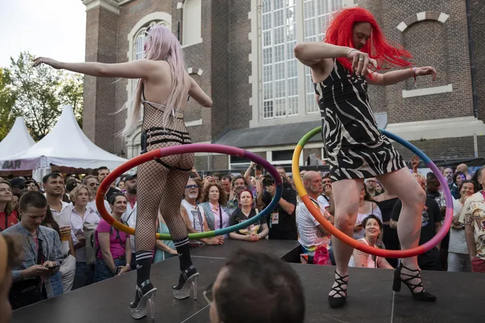 Handbag tosses and high-heeled sprints: Amsterdam celebrates Drag Olympics