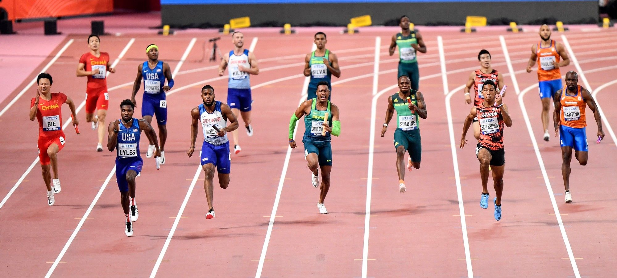 Fifth place finish for SA men's relay quartet in Doha