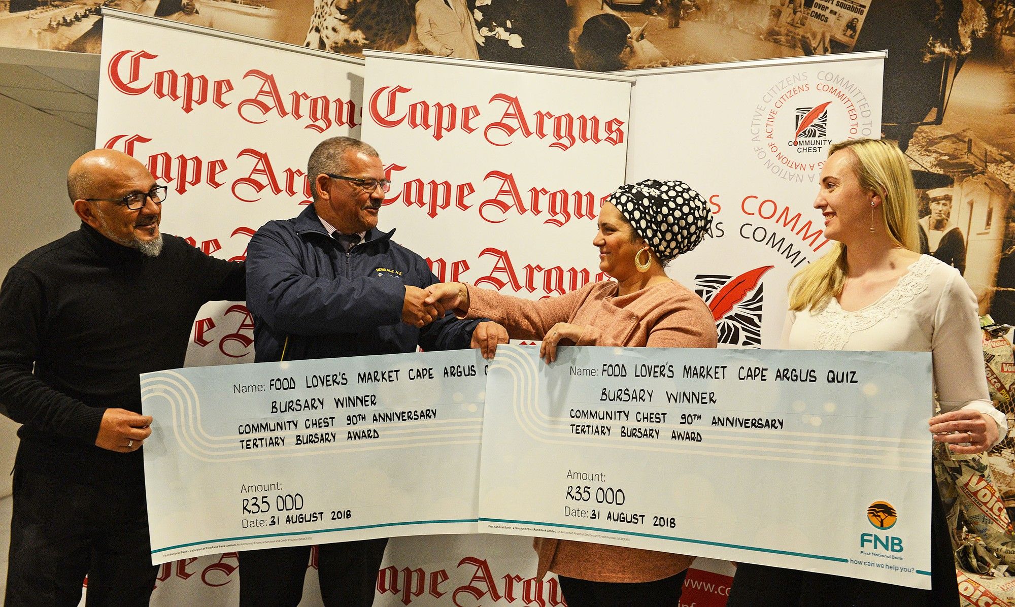 #HighSchoolsQuiz bursary prize handover