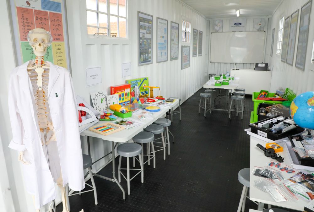 Science and maths lab donation gives hope to 100 schools