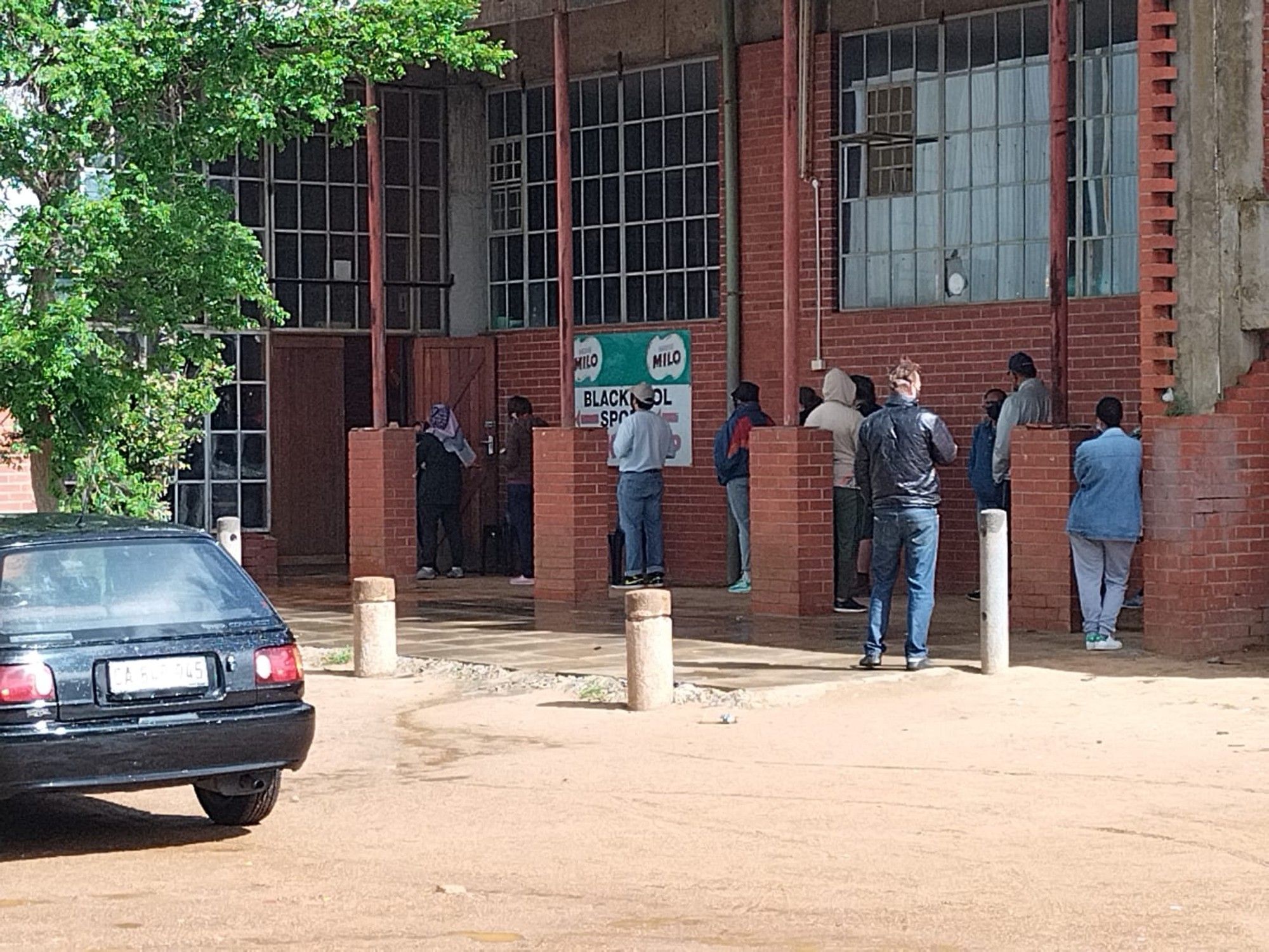 Elderly voters brave elements to make their mark