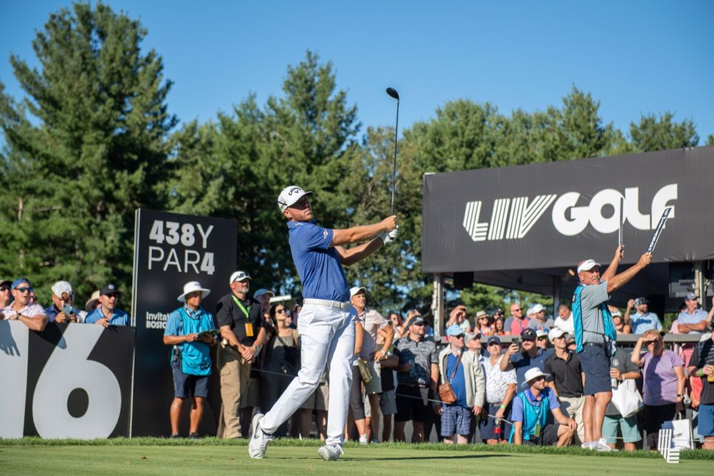 Talor Gooch leads at LIV Golf Boston